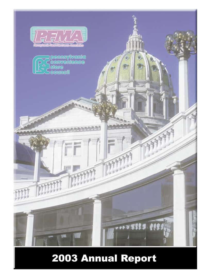 2003 Annual Report (PDF) - Pennsylvania Food Merchants Association