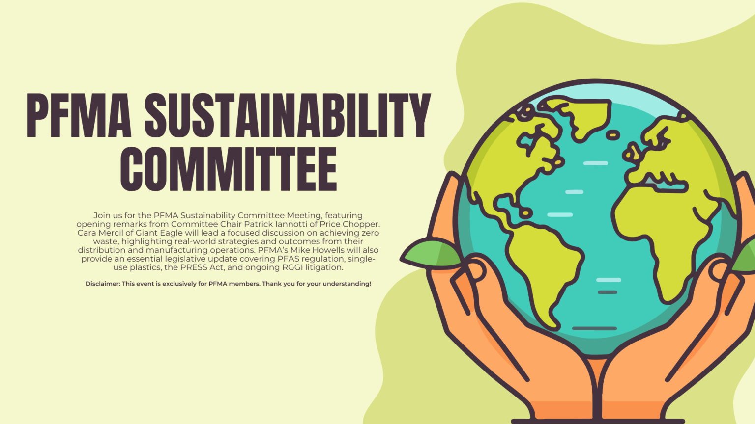 PFMA Sustainability Committee Meeting - Pennsylvania Food Merchants ...