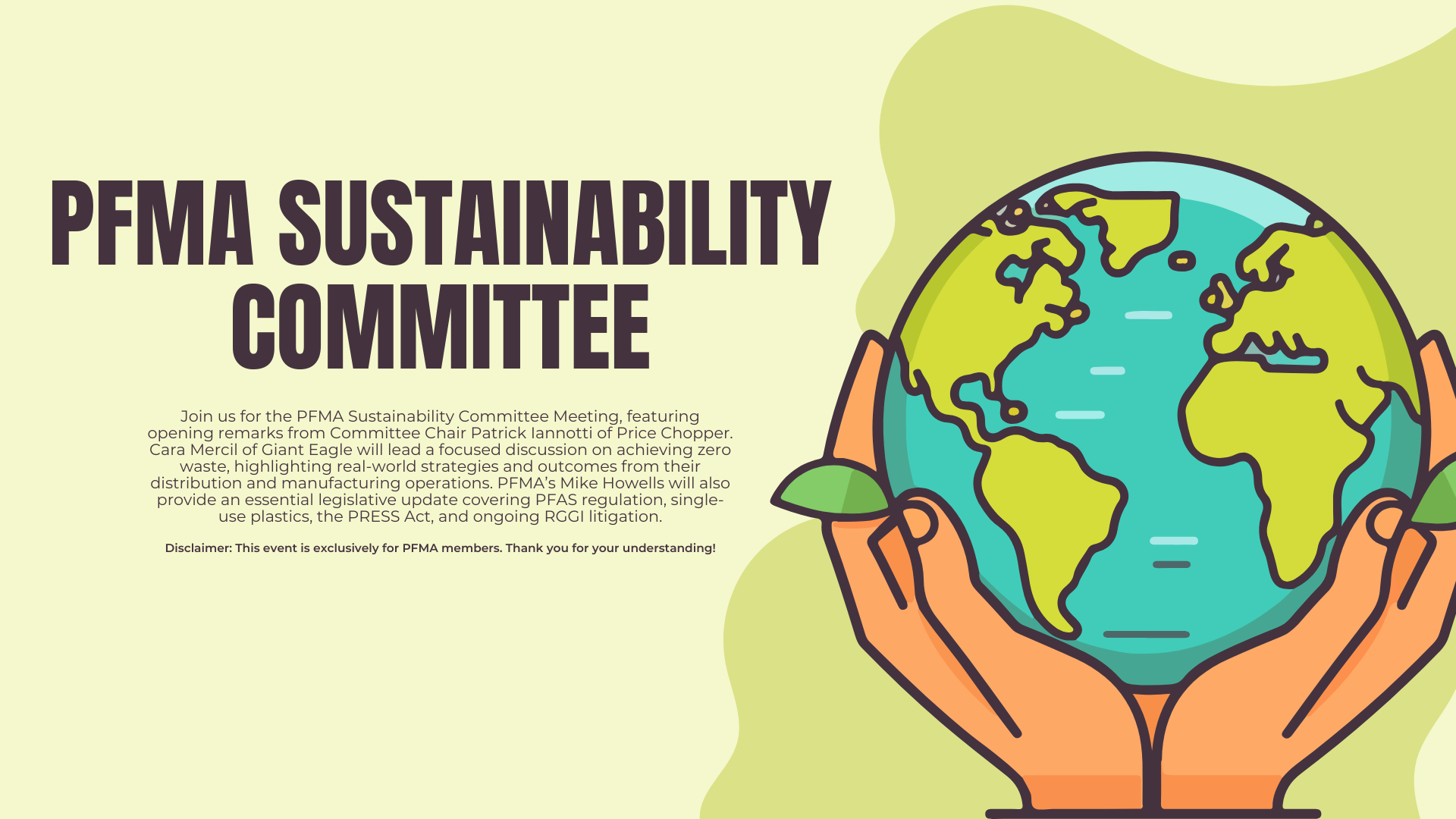 PFMA Sustainability Committee Meeting - Pennsylvania Food Merchants ...